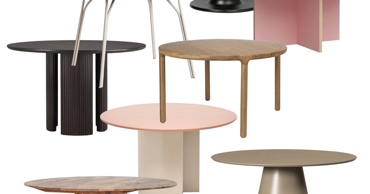 Turning tables: 10x ronde eettafels voor een knusse eethoek | vtwonen