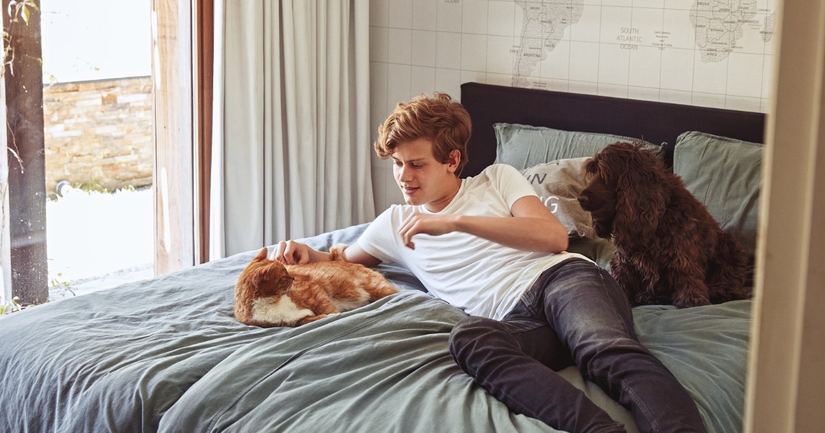 Wel of niet met je huisdier in bed slapen? Tips voor een schone slaap